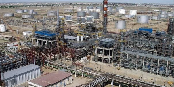 Two water recycling blocks at the Atyrau Oil Refinery, Kazakhstan ...