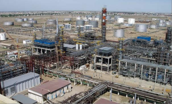 Two water recycling blocks at the Atyrau Oil Refinery, Kazakhstan ...