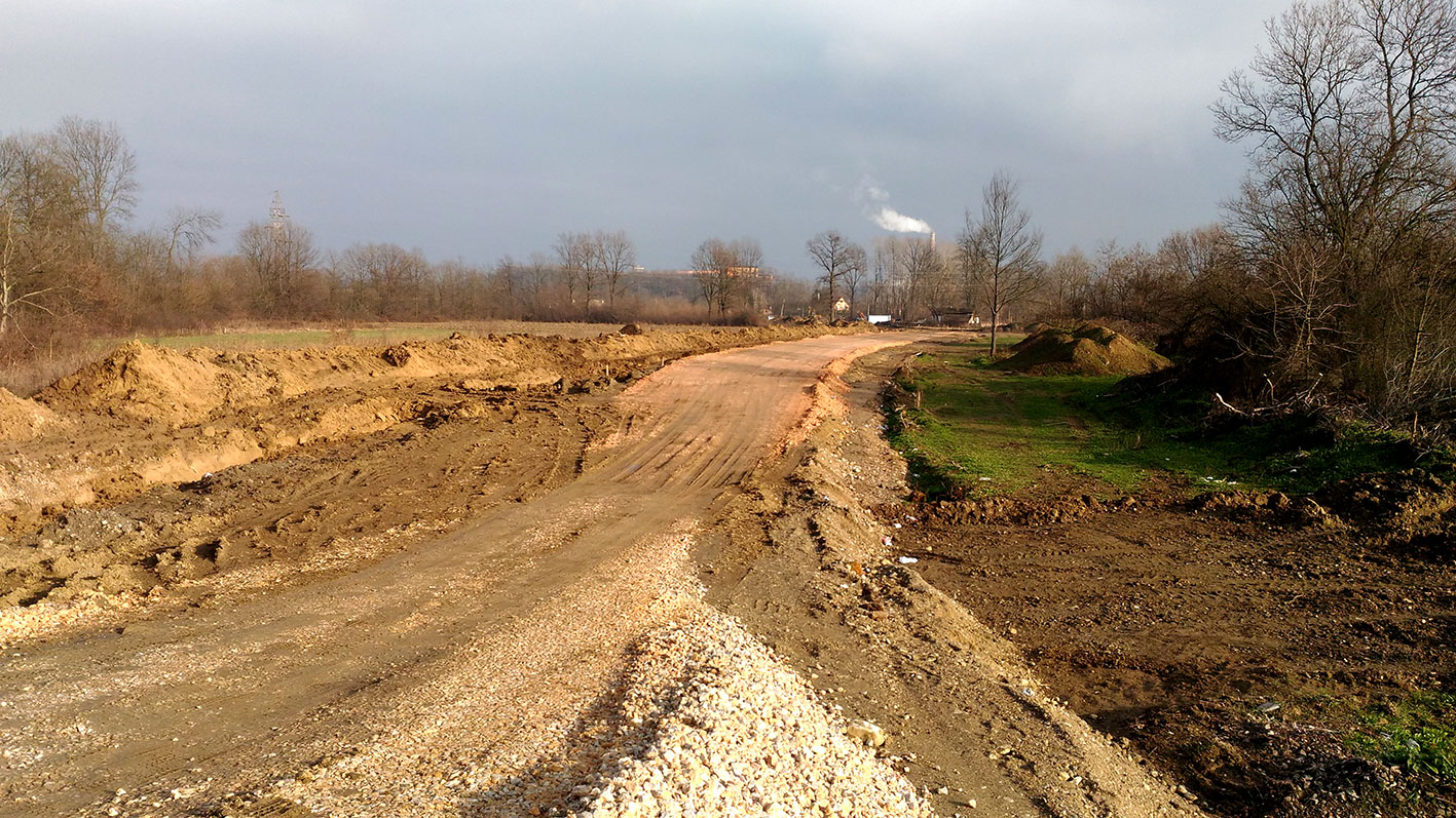 Kolubara riverbed relocation and regulation, phase II, including the ...
